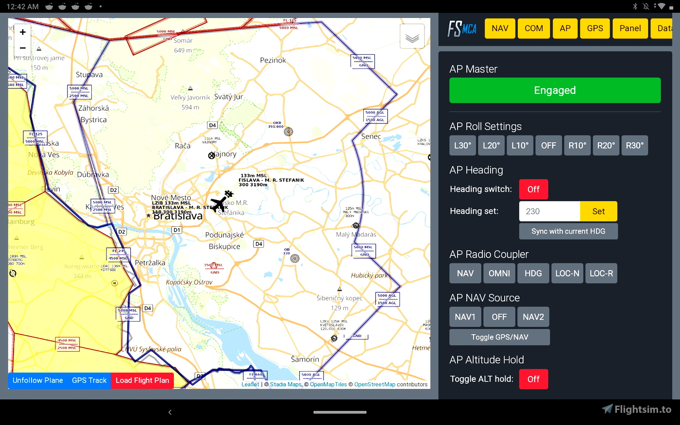 MSFS Mobile Companion App for Microsoft Flight Simulator | MSFS