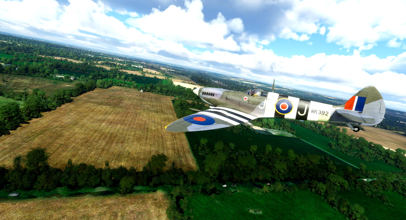 Supermarine Spitfire Mk.IX No 144 Wing JE-J for Microsoft Flight ...