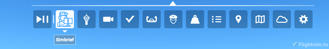 Simbrief In-Game panel WIP for Microsoft Flight Simulator | MSFS