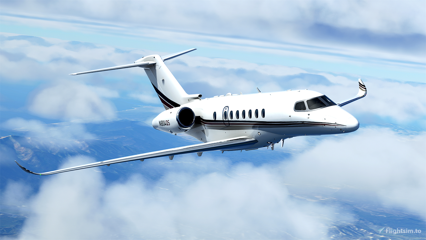 Cessna Citation Longitude Netjets (N804QS) for Microsoft Flight ...