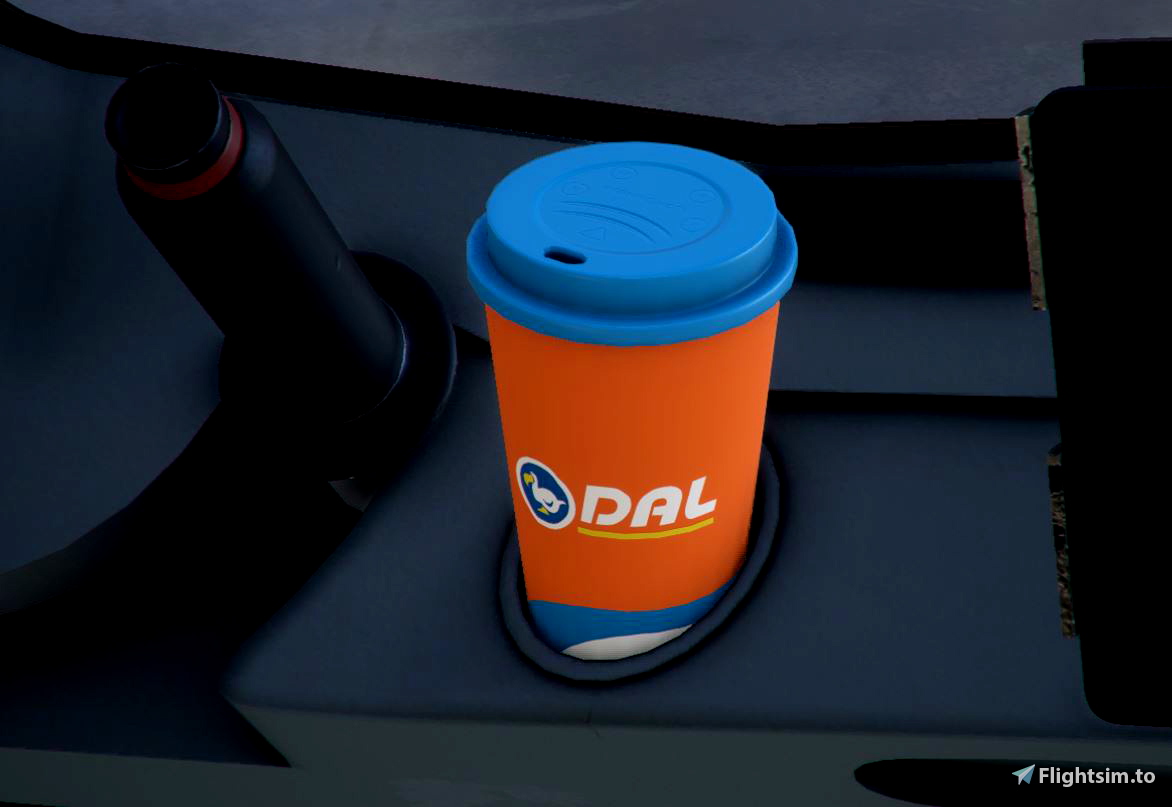 DAL cups for A32NX in all four colours. for Microsoft Flight Simulator ...