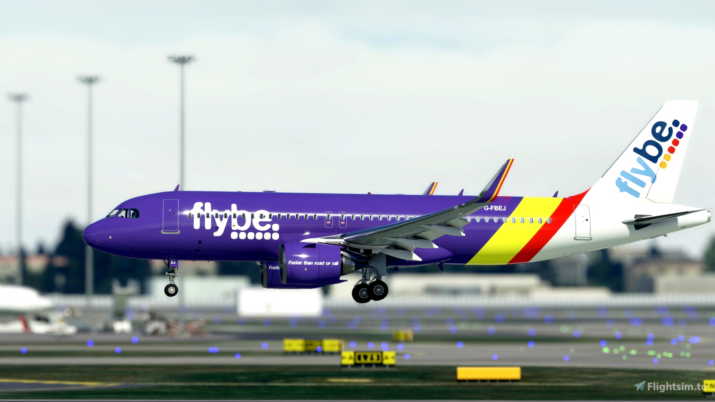 FBW A32NX - Airbus A320neo Flybe (Purple Livery) - 8K for Microsoft ...