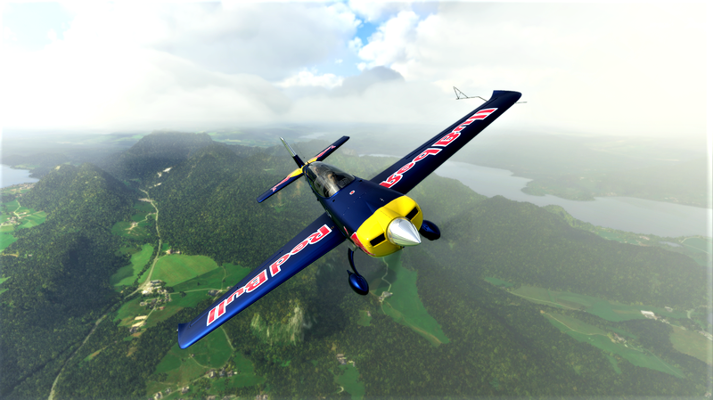 Extra 300S - Red Bull Airrace Livery HA-RED [8K-UHD] (Péter Besenyei ...