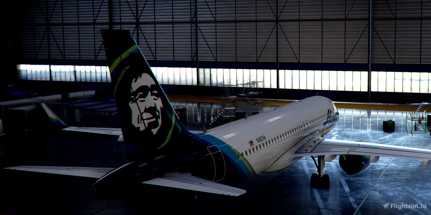 [A32NX] Airbus A320neo Alaska Airlines N362VA in 8k for Microsoft ...