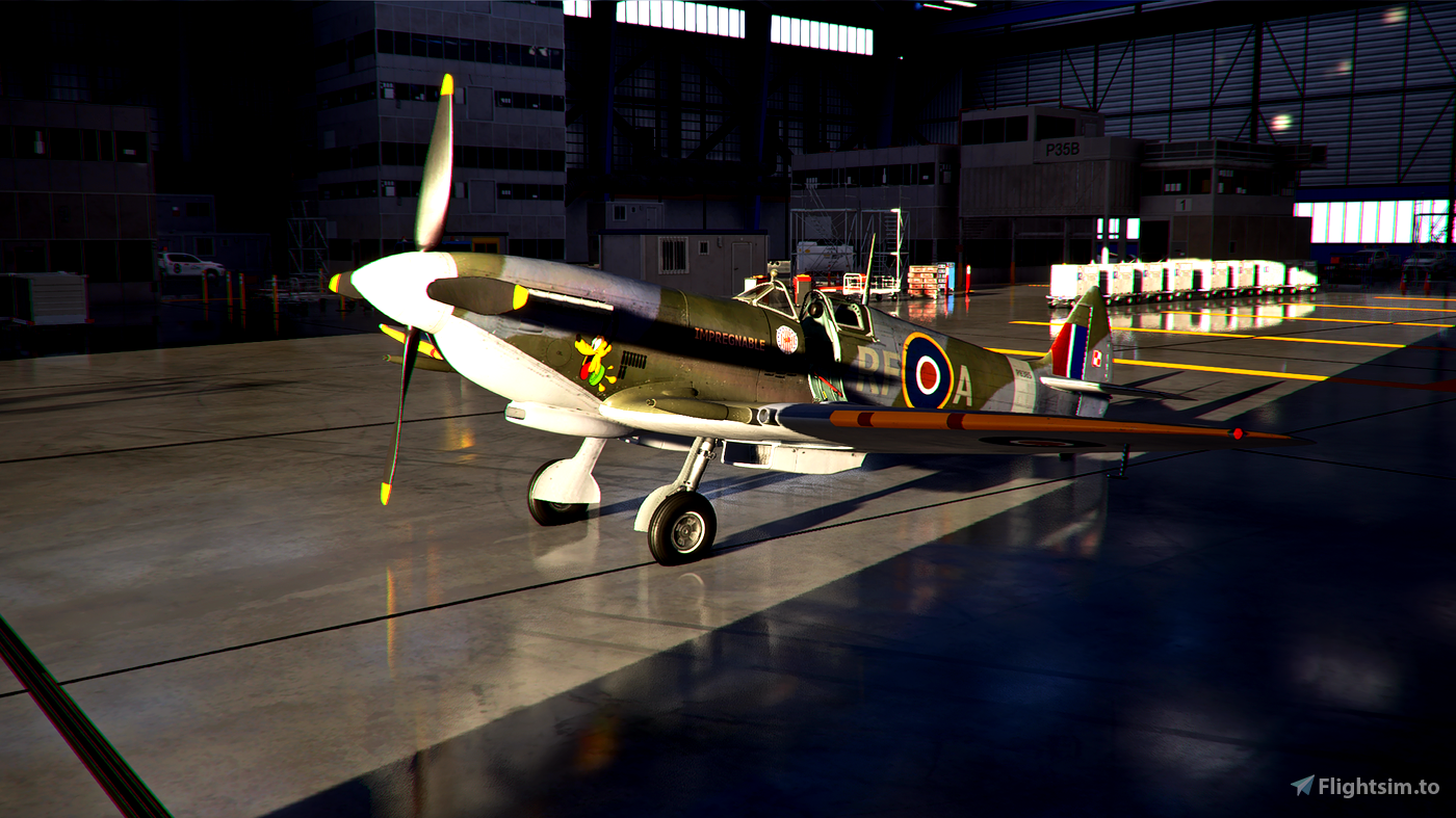 Supermarine Spitfire Mk IX, RAF (Polish) 303 Squadron 'Kościuszko', RF ...