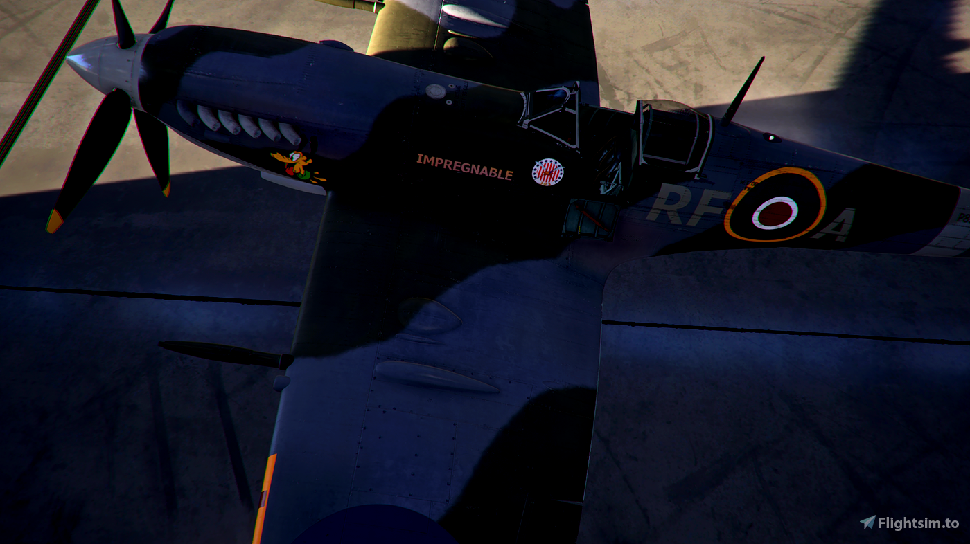 Supermarine Spitfire Mk IX, RAF (Polish) 303 Squadron 'Kościuszko', RF ...