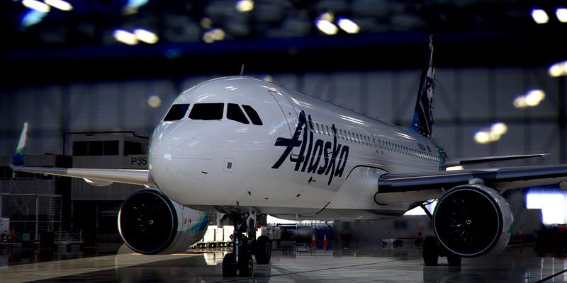 [A32NX] Airbus A320neo Alaska Airlines N362VA in 8k for Microsoft ...