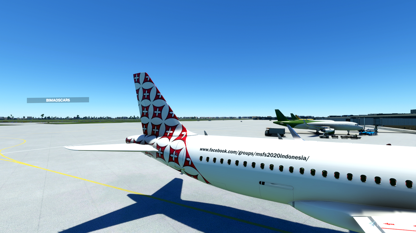 [A32NX] Airbus A320-neo MSFS2020 Indonesia Sepcial Livery Batik Kawung ...