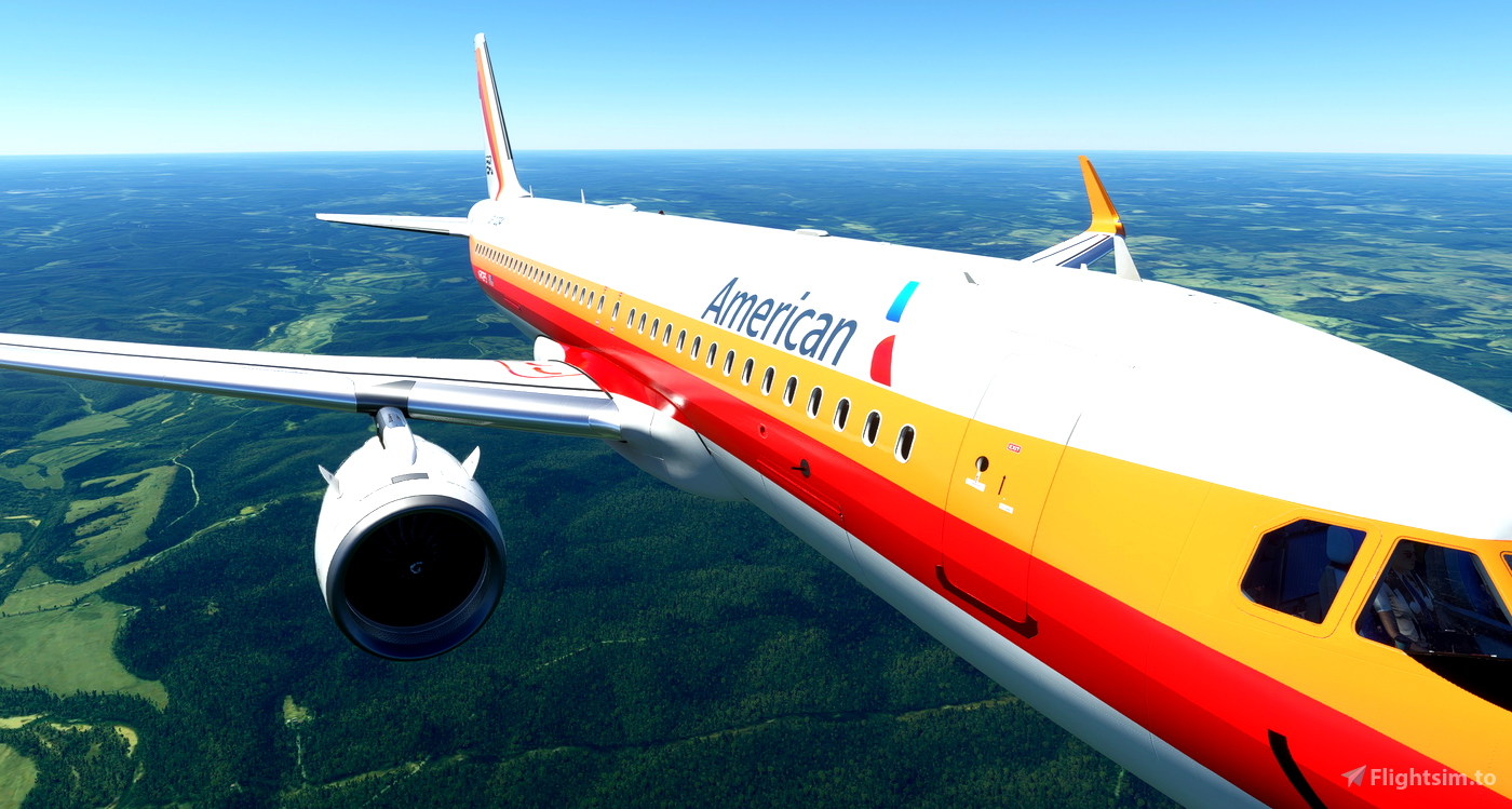American Airlines N742PS "Pacific Southwest Airlines" Retro | FlyByWire ...