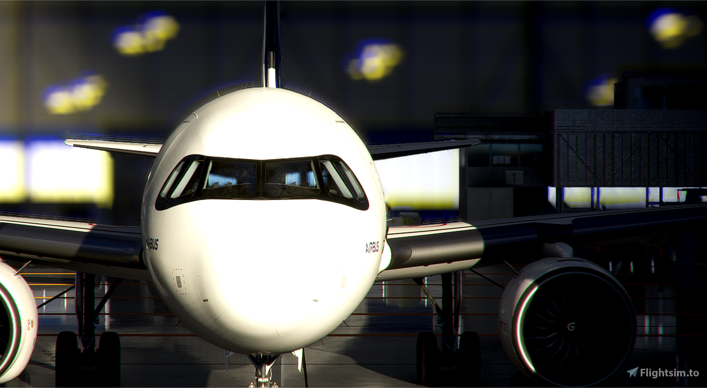 [A32NX] Airbus House Livery With Window Mask [8K] No Text Mirroring ...