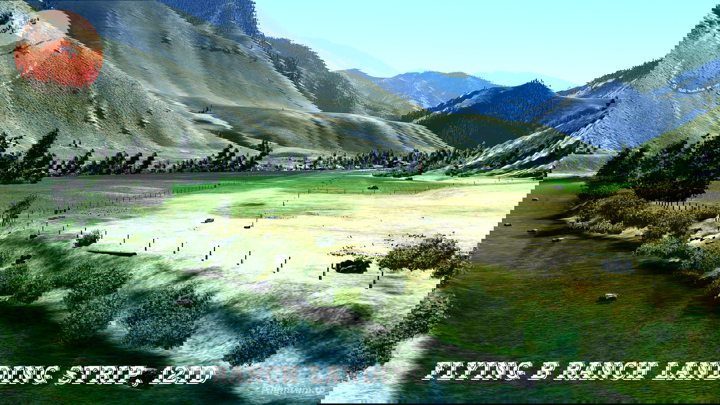 Flying B Ranch Landing Strip 12ID, Idaho, USA for Microsoft Flight ...
