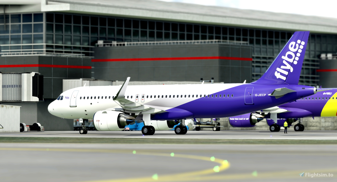 Airbus A320neo Flybe (2018 Livery) - 8K pour Microsoft Flight Simulator ...