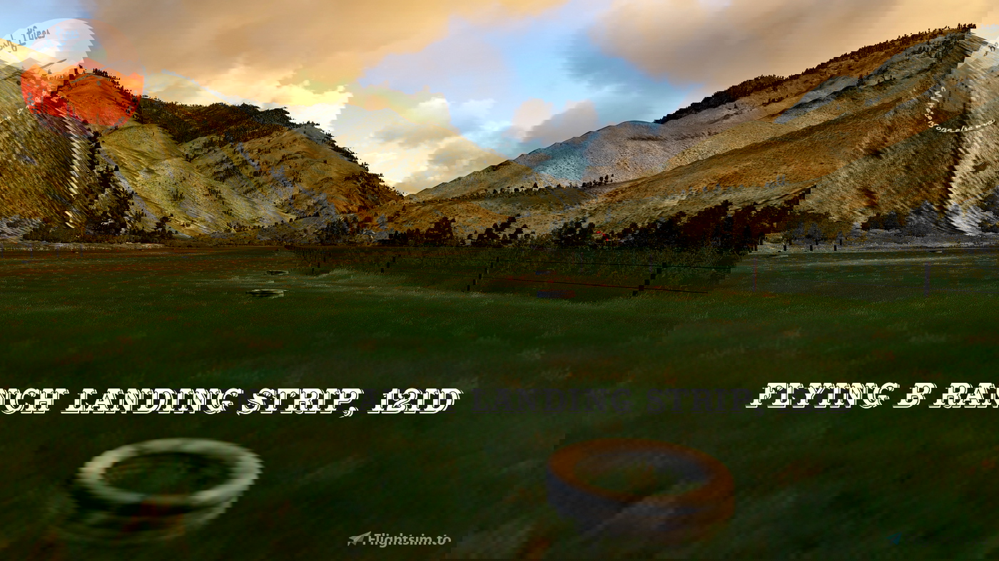 Flying B Ranch Landing Strip 12ID, Idaho, USA for Microsoft Flight ...