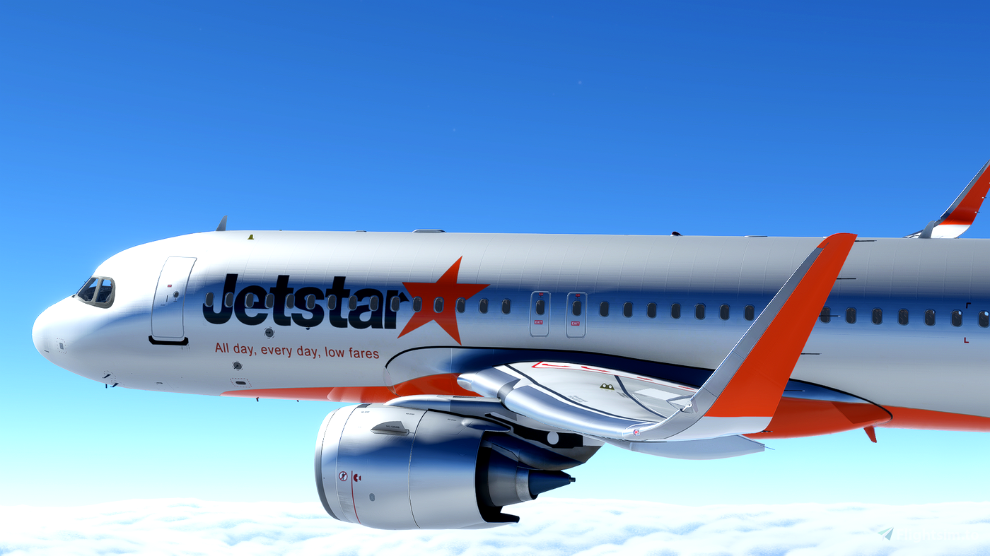 [A32NX] (13bandit) A320neo Jetstar Airways [8k] VH-XSJ for Microsoft ...