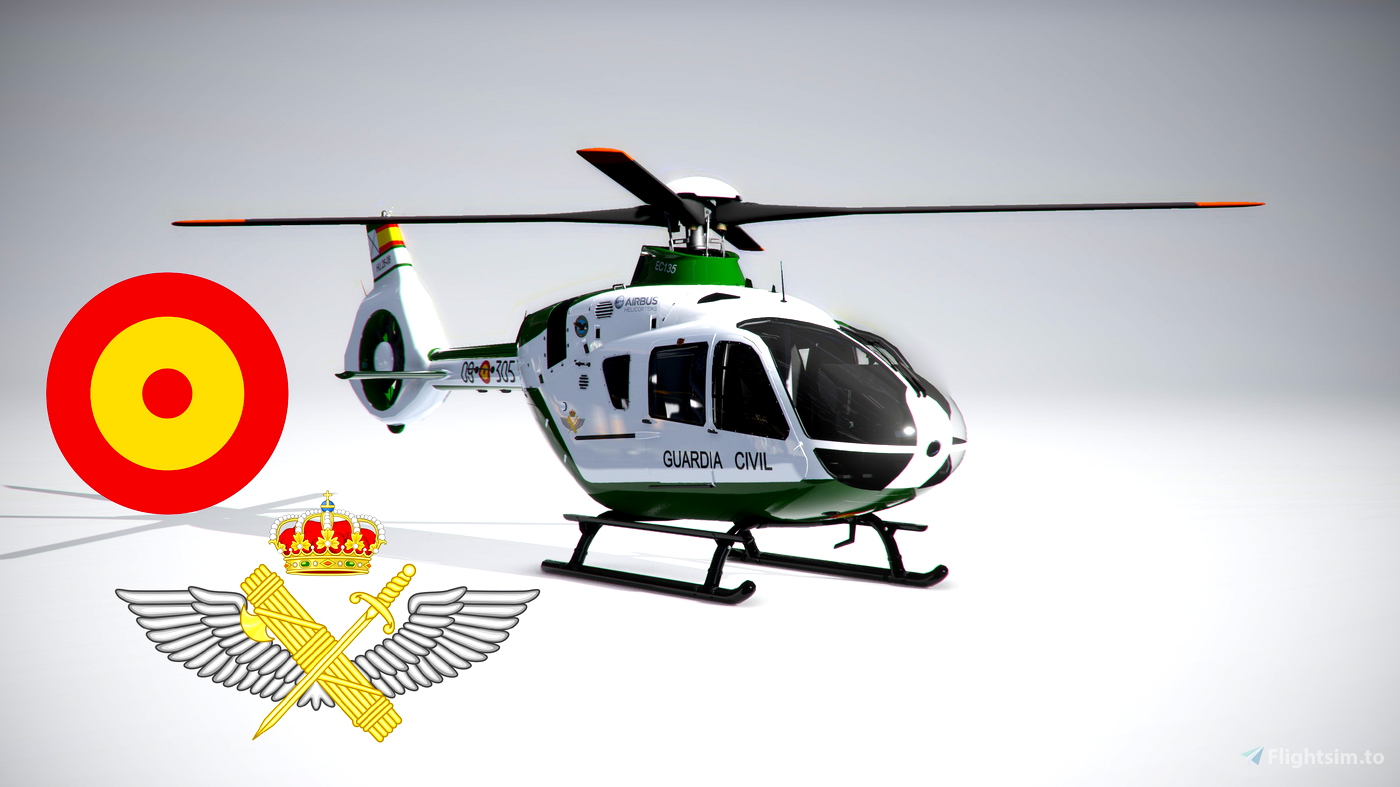 GUARDIA CIVIL | H135 | HU.26-08 for Microsoft Flight Simulator | MSFS