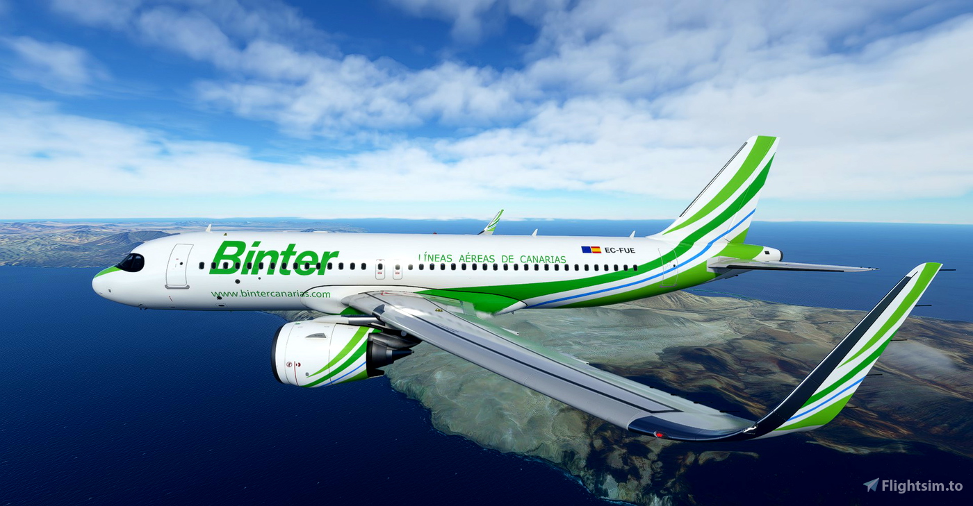 Binter Canarias A320neo for Microsoft Flight Simulator | MSFS