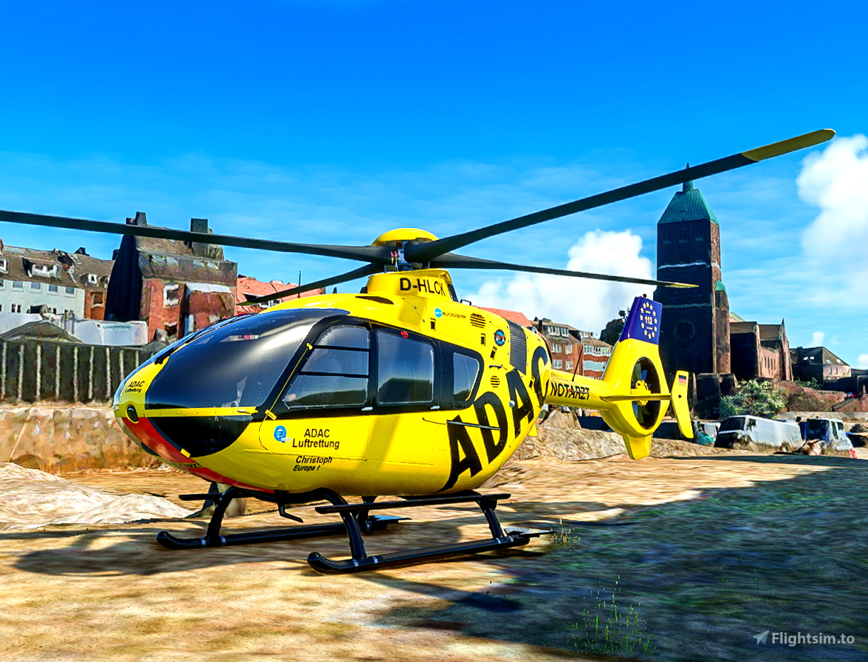 ADAC Luftrettung / Christoph Europa 1 / D-HLCK for Microsoft Flight ...