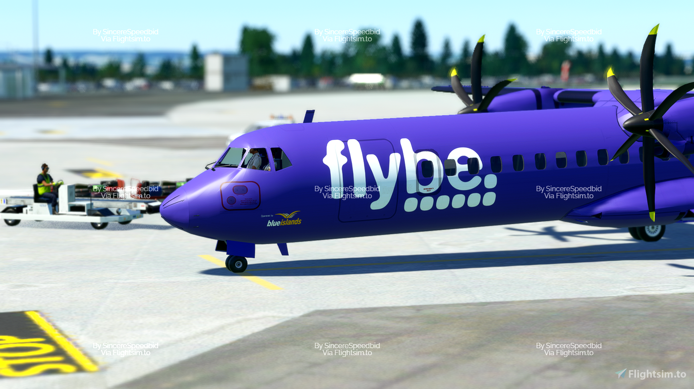 Flybe Purple (Blue Islands) | ATR 72-600 for Microsoft Flight Simulator ...