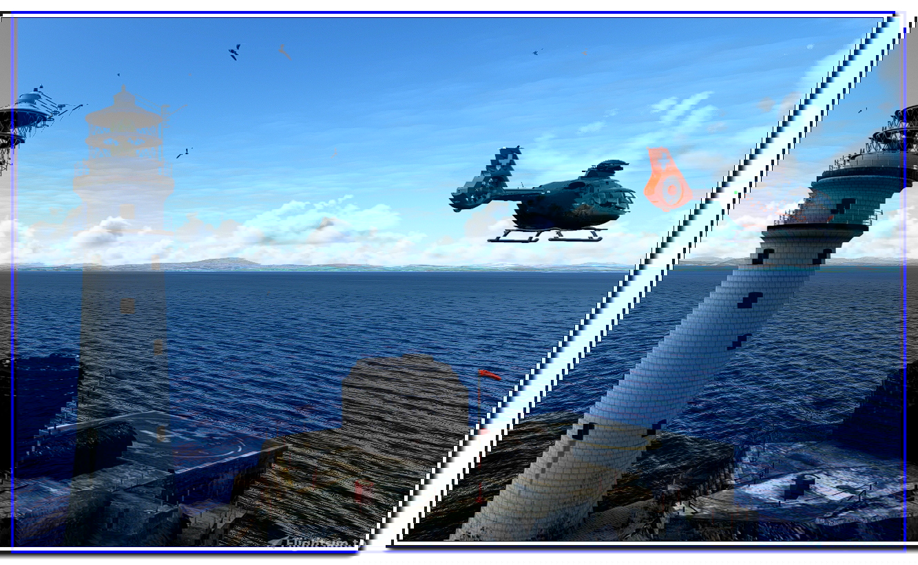 Fastnet Rock Lighthouse (Helipad) for Microsoft Flight Simulator | MSFS