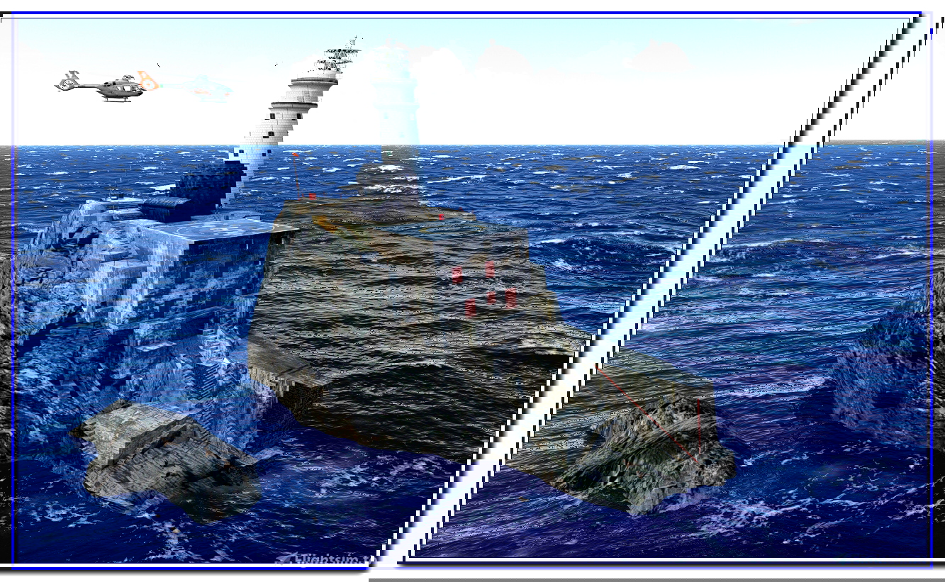 Fastnet Rock Lighthouse (Helipad) for Microsoft Flight Simulator | MSFS
