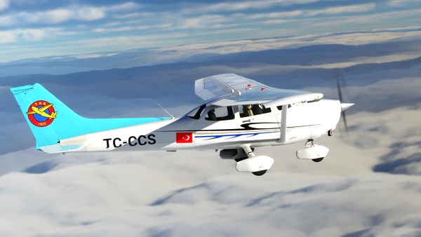 Turkish Airlines Flight Academy New For C172 TC-TAS for Microsoft ...