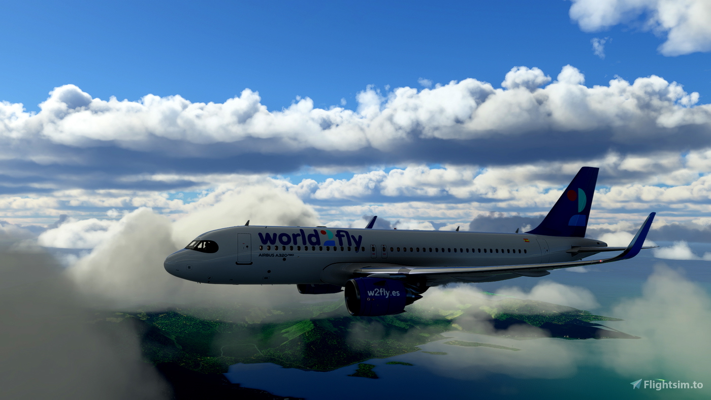 [A32NX] World2Fly 8K for Microsoft Flight Simulator | MSFS