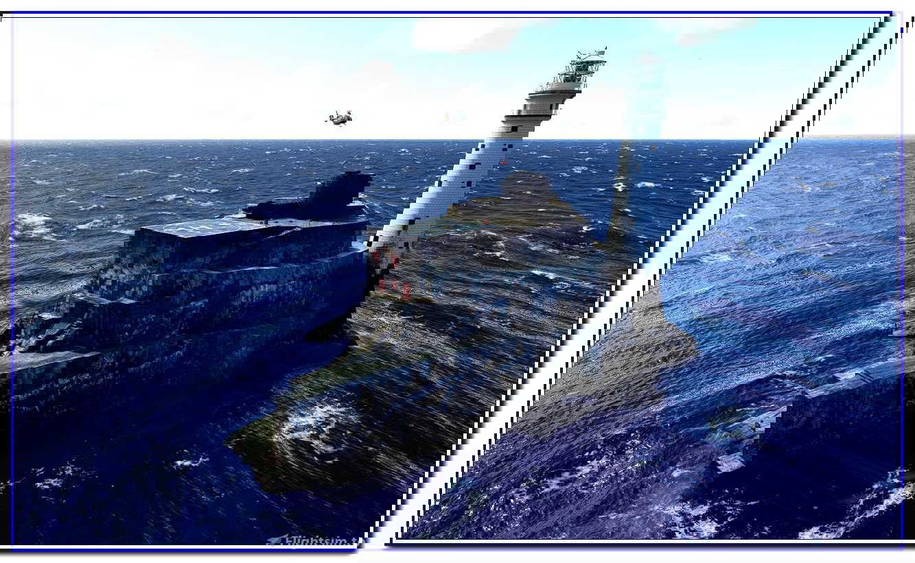 Fastnet Rock Lighthouse (Helipad) for Microsoft Flight Simulator | MSFS