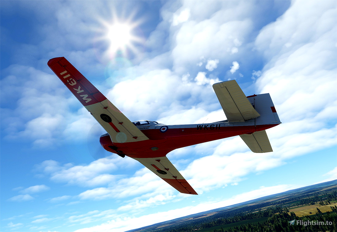 Piaggio P149 RAF Trainer for Microsoft Flight Simulator | MSFS