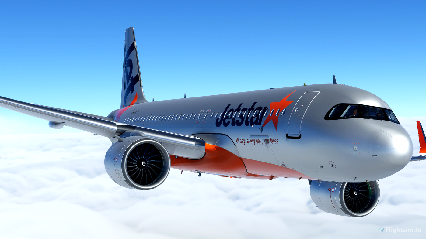 [A32NX] (13bandit) A320neo Jetstar Airways [8k] VH-XSJ for Microsoft ...
