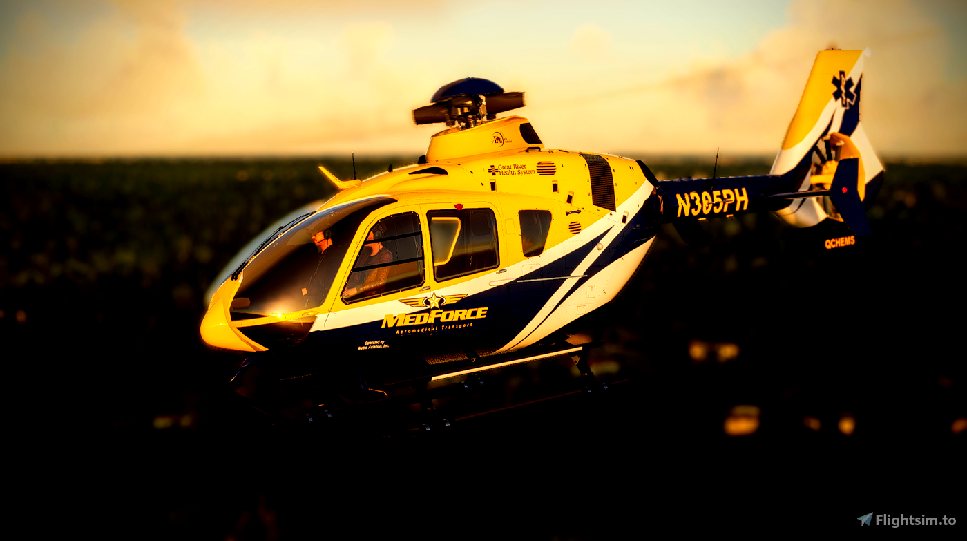 Airbus H135 MedForce Aeromedical for Microsoft Flight Simulator | MSFS