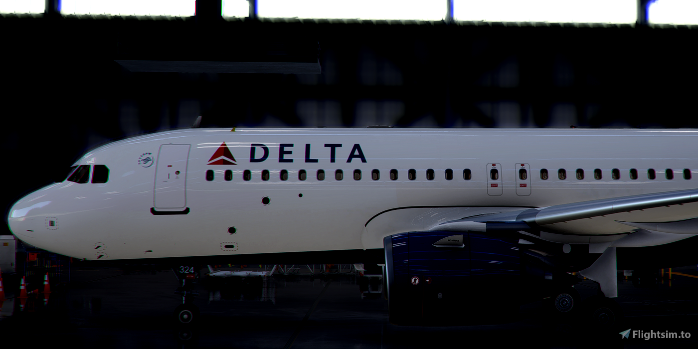 [A32NX] FlyByWire | Airbus A320neo DELTA AIRLINES N324US in 8k for ...