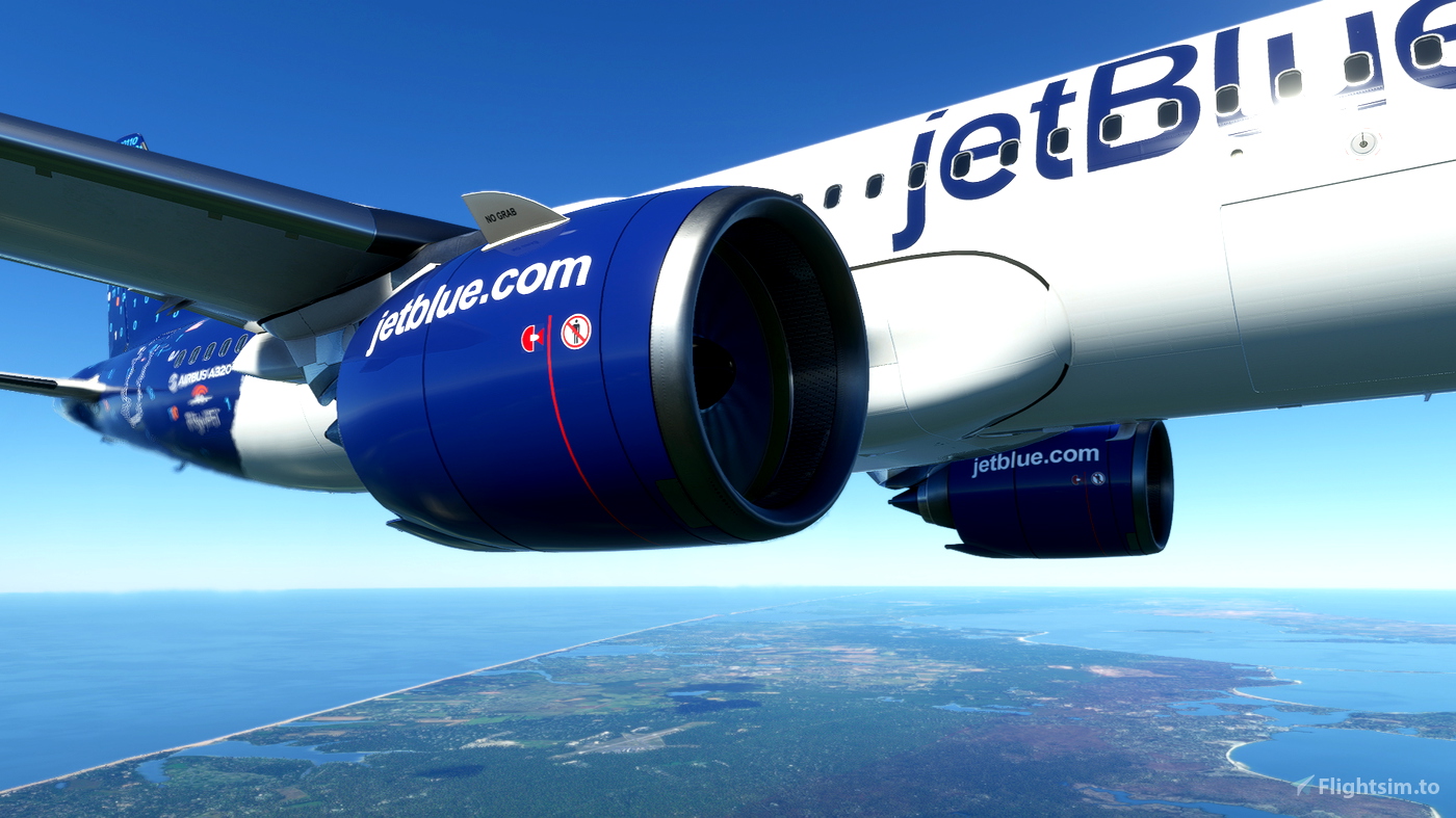 [A32NX] JetBlue Airways Binary Code Livery 8K ultra for Microsoft ...