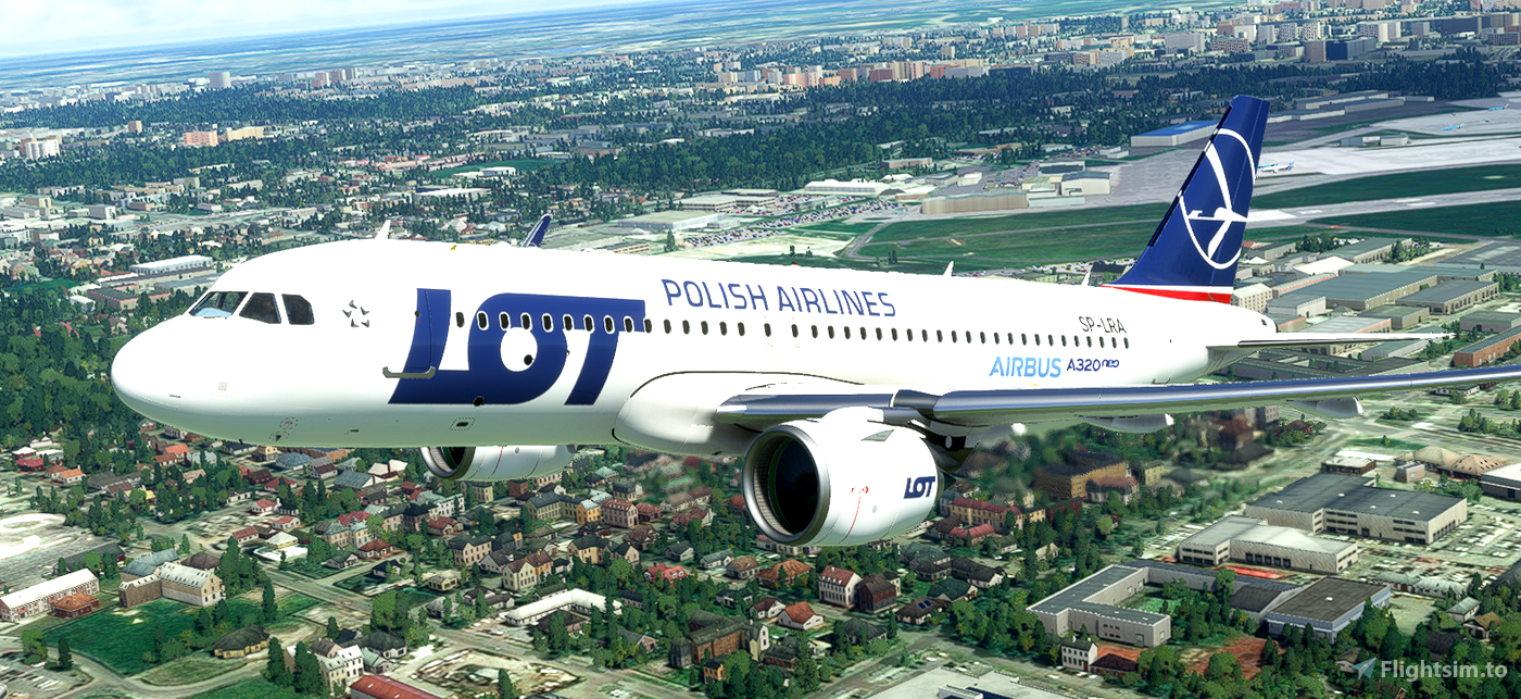 A320Neo (Asobo) LOT Polish Airlines [8K Fictional] for Microsoft Flight ...