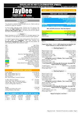 easyJet checklist Airbus A320 / A319 对于 Microsoft Flight Simulator | MSFS