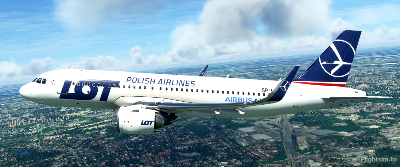 A320Neo (Asobo) LOT Polish Airlines [8K Fictional] for Microsoft Flight ...