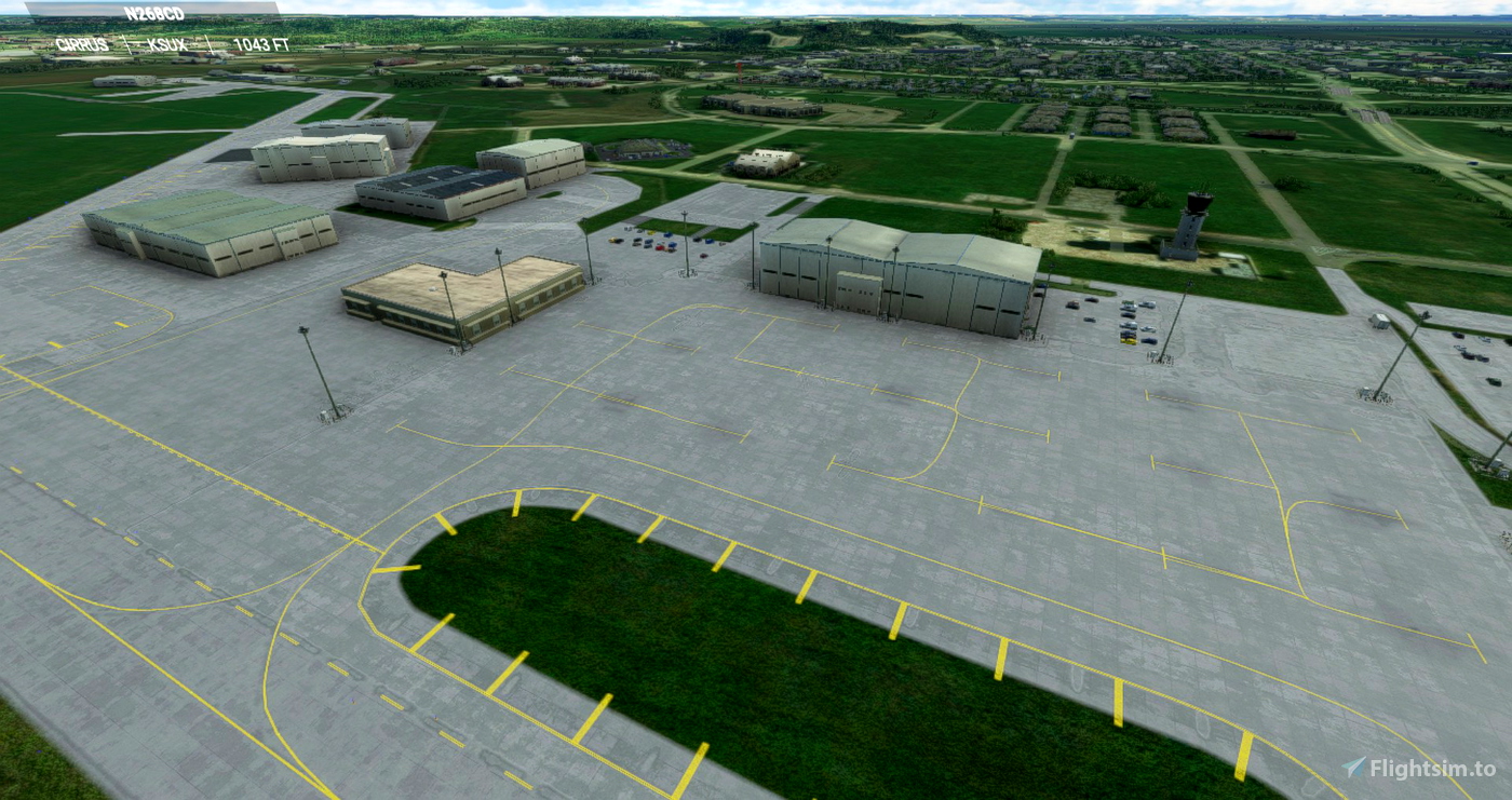 KSUX Sioux Gateway Airport for Microsoft Flight Simulator | MSFS