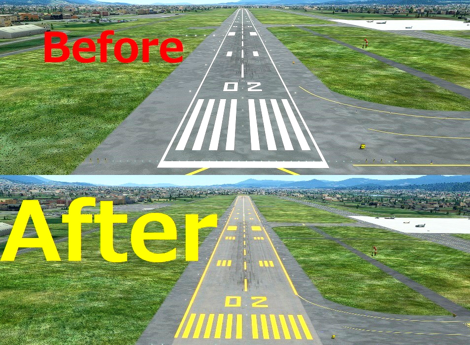 Precision Runway Marking (Iwate-Hanamaki Airport(RJSI)) for Microsoft ...