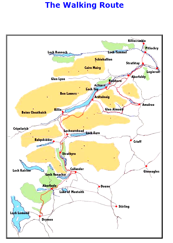 Rob Roy Way flight plan for Microsoft Flight Simulator | MSFS