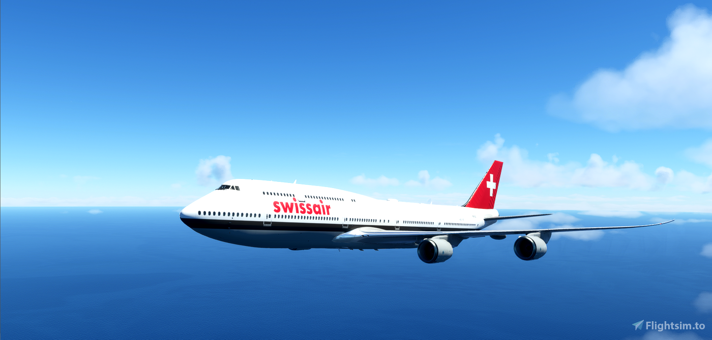 747-8i Swissair Retro 90s Livery (No Mirroring) - 4K for Microsoft ...