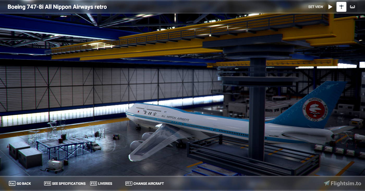 B747-8i All Nippon Airways ANA (Retro Mohican Livery) v0.9.x2 [8K ULTRA ...