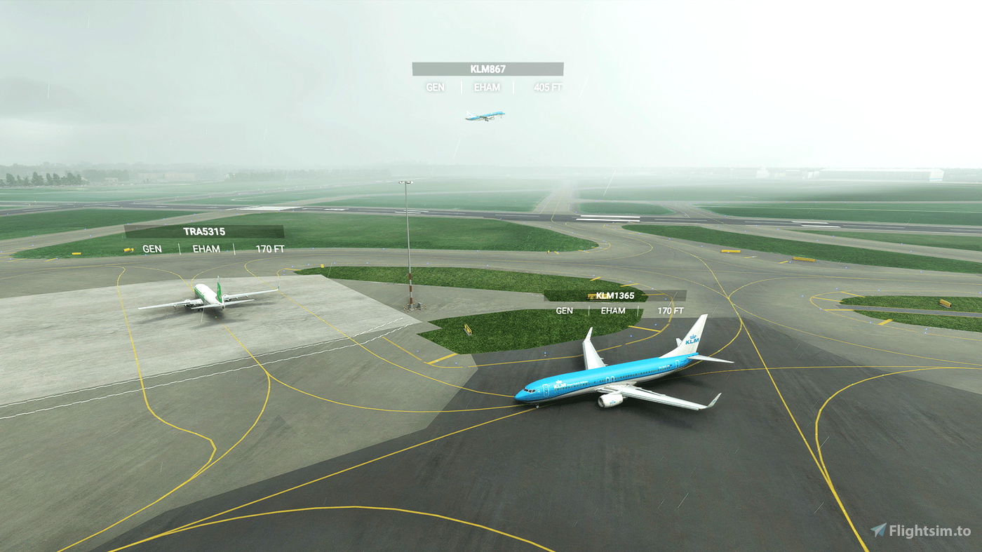 Easy airlines+aircraft matching with default live traffic for Microsoft ...