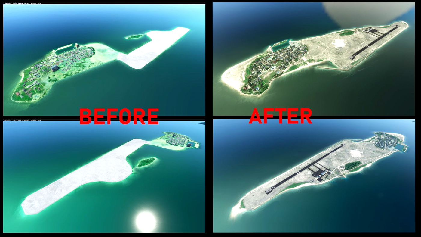 Maldives pack by "0235" for Microsoft Flight Simulator | MSFS
