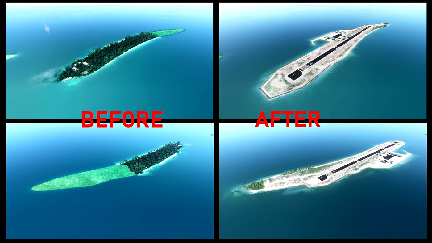 Maldives pack by "0235" for Microsoft Flight Simulator | MSFS