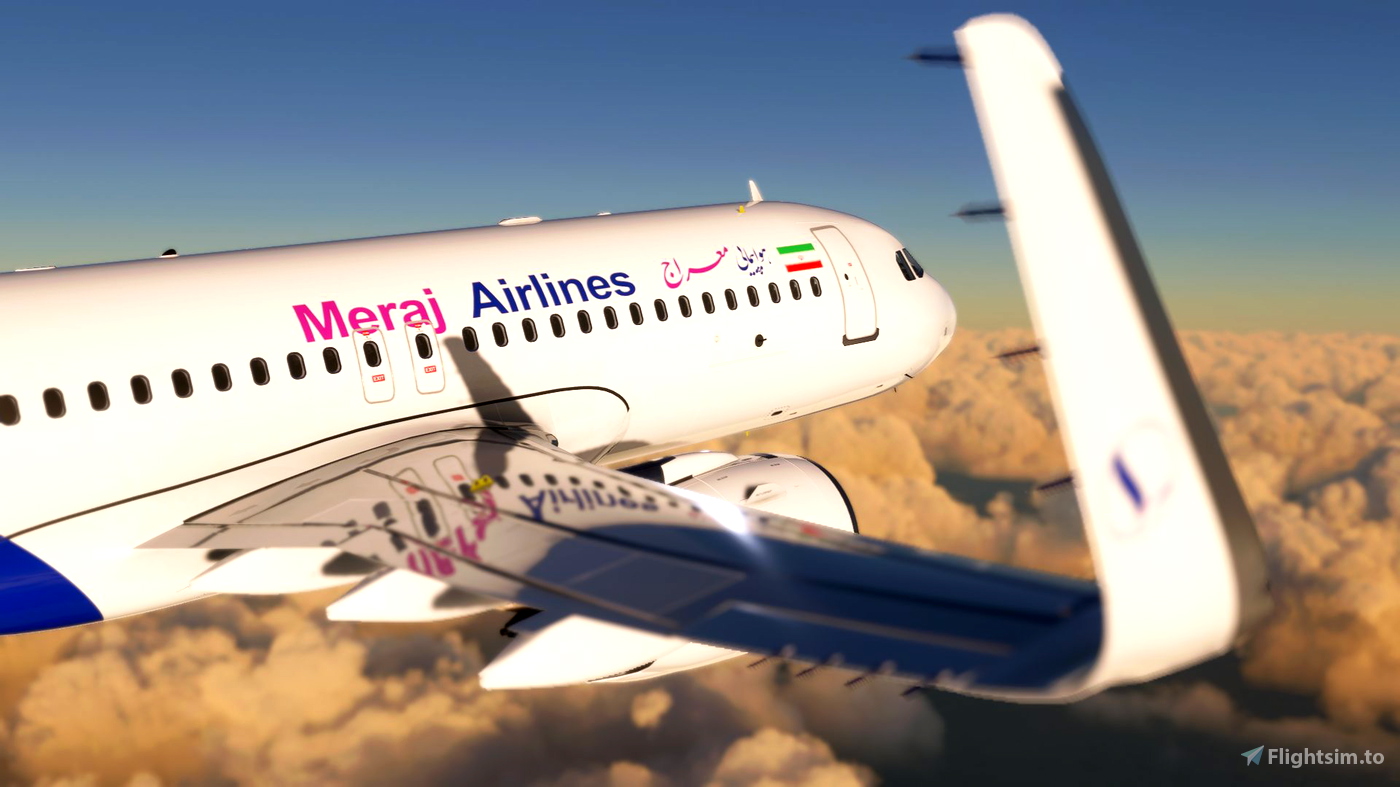 Meraj Airlines FBW A32NX - 8K for Microsoft Flight Simulator | MSFS
