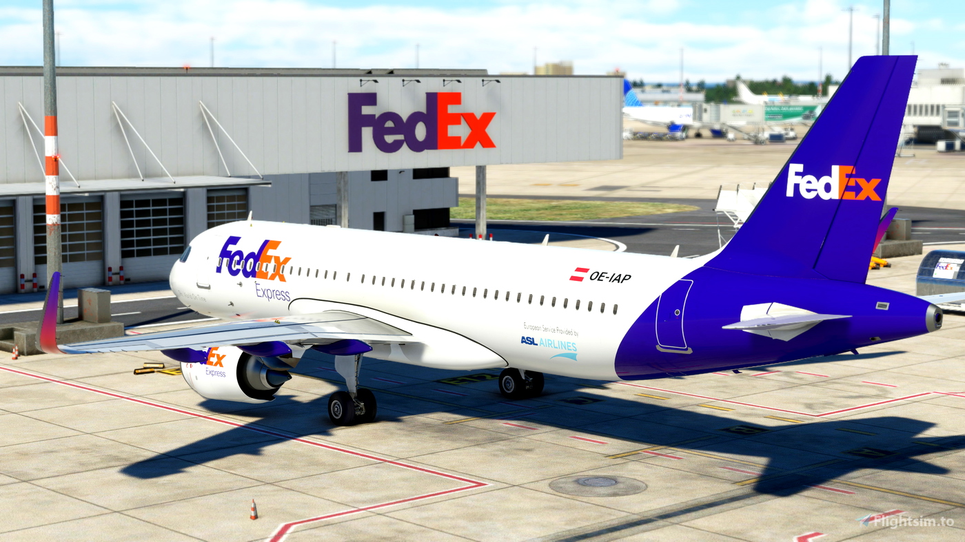 [A32NX] FedEX OE-IAP for Microsoft Flight Simulator | MSFS