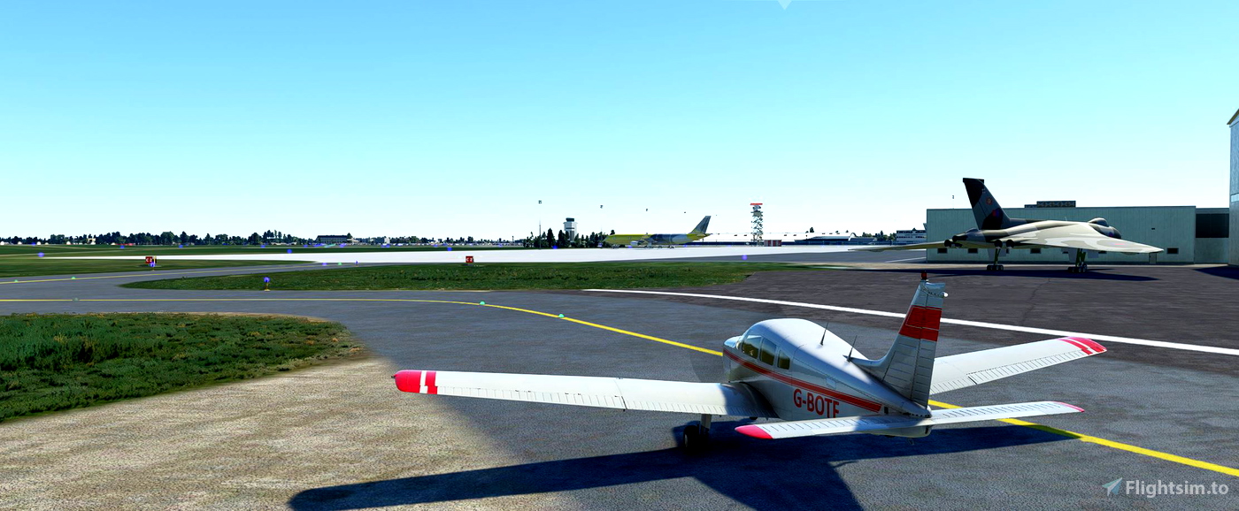 Just Flight Piper Warrior II G-BOTF Southend Flying Club for Microsoft ...