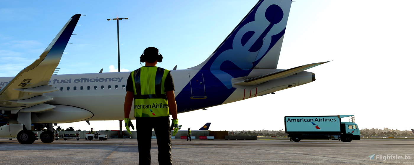 American Airlines Ground Crews for Microsoft Flight Simulator | MSFS