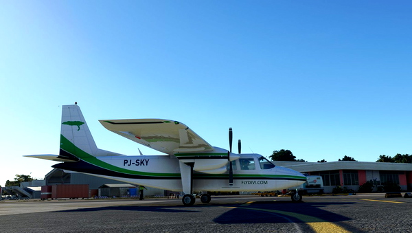 BBS BN2A Islander Headcorn Parachute Club G-AXUB request for Microsoft ...