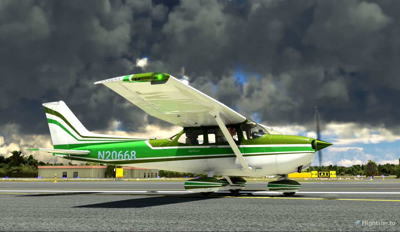 Cessna C172 CLASSIC Green N20668 in 8K for Microsoft Flight Simulator ...