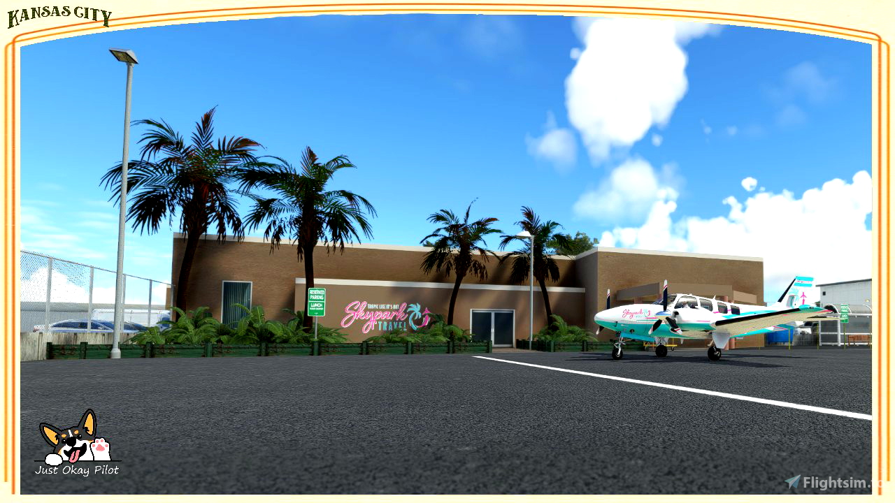 Charles B Wheeler Downtown Airport KMKC for Microsoft Flight Simulator ...